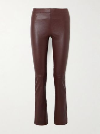 Stouls Pantalon &Eacute;vas&eacute; En Cuir - Marron