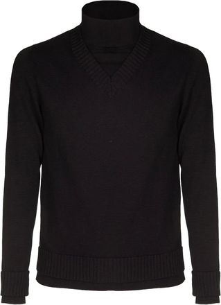 Alpha Studio pull à col roulé - Noir