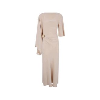 Joseph Joya Satin Twill Kleid - - Dresses - Damen - Beige - S