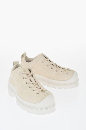 Jil Sander Suede Lace-up Sneakers with Vibram Sole size 40
