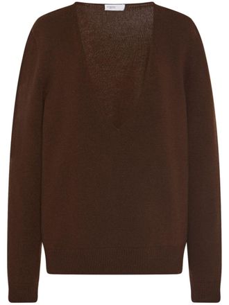 Rosetta Getty pull à col v profond - Marron