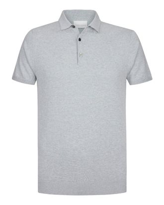 Profuomo Softes Strick-Poloshirt mit Tencel und Seide in