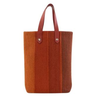 Herm&egrave;s Pre-owned Ahmedabad Handbag - Femme - Pre-owned - Orange - Taille: ONE Size