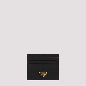 Prada Porte-cartes en cuir Prada