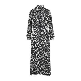 Msgm Maxikleid mit Tupfenmuster - - Dresses - Damen - Schwarzk - L