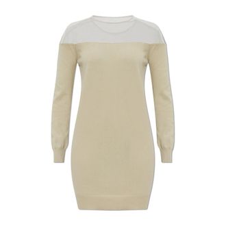 Maison Margiela Long Sleeve Dress - - Dresses - Damen - Beige - XS