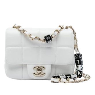 Chanel Pre-owned Vintage Quilted Lambskin Crossbody Bag - - Pre-owned - Damen - Wei&szlig; - ONE SIZE