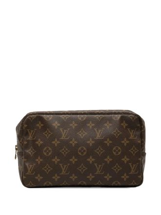 Louis Vuitton 1987 Monogram Trousse Toilette 28 clutch bag - Marron