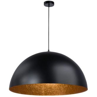 BOBOCHIC Lustre YSOLDE bicolore noir en acier S Orange