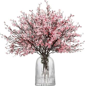 Generic K&uuml;nstliche Schleierkraut-Seidenblumen f&uuml;r Vasen, Homeoffice, Hochzeiten, Fr&uuml;hlings-Mittelst&uuml;cke f&uuml;r drinnen und drau&szlig;en, Tischdekorationen f&uuml;r Partys 