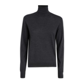 Maison Margiela Femme, Pulls, Gris, Taille: 38 FR Pull &agrave; col roul&eacute;