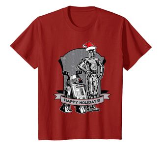 Star Wars Weihnachten Star Wars Christmas Happy Holiday Droids T-Shirt