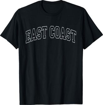 Eastside East Coast - Collegiate University College Campus Varsity T-Shirt