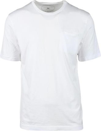 Fedeli Homme, Tops, Blanc, Taille: M T-shirt en coton