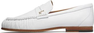 Loriblu Femme, Chaussures, Blanc, Taille: 38 EU Mocassins en cuir nappa