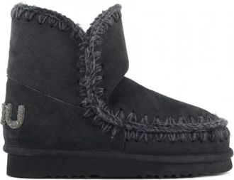 Mou Eskimo 18 Glitter Logo - Femme - Chaussures - Noir - Taille: 37 EU