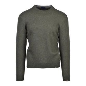 Paul & Shark Homme, Pulls, Vert, Taille: M Pull en Laine à Col Rond