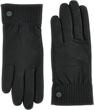 Canada Goose gants en cuir - Noir