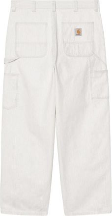 Carhartt Work in Progress Wide-Leg Cotton Trousers - White