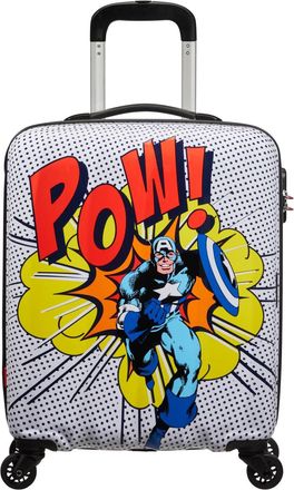 American Tourister Marvel Legends - Spinner S Handgep&auml;ck, 55 cm, 36 L, Mehrfarbig (Captain America Pop Art)