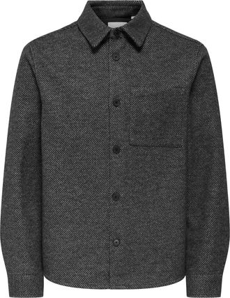 Only & Sons Herren Onsmicah Twill Overshirt Frml, Medium Grey Melange, XXL