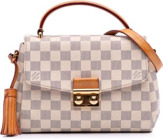 Louis Vuitton Hobo Bags - Damier Azur Croisette - Gr. unisize - in Weiß - für Damen