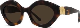 Loewe Lunettes de soleil Coil - Femme - Accessoires - Brun - Taille: 53 MM