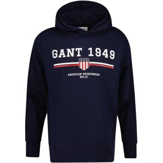 GANT 1949 Kapuze mit Kordelzug f&uuml;r Herren (Abendblau)