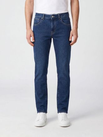 Pantaloni Torino Jean skinny en denim de coton stretch et soie &agrave; taille mi-haute