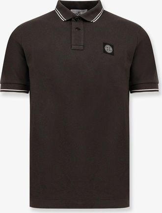 Stone Island Stretch organic coton polo shirt - STONE ISLAND - gender_Man