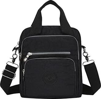 Generic Sac à bandoulière multifonctionnel décontracté pour femme, sac à bandoulière réglable, sacs à main pour femmes, sacs à bandoulière, Noir, Taille uniqu