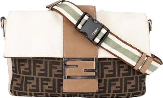 Fendi Crossbody Bags - Fendi FF Monogram Baguette Zucca 3 in 1 Crossbody - Gr. unisize - in Bunt - f&uuml;r Damen