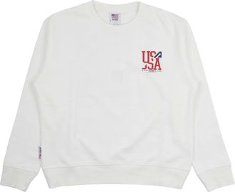 Autry Femme, Sweatshirts et sweats &agrave; capuche, Blanc, Taille: 38 FR Iconic SweaT-shirt