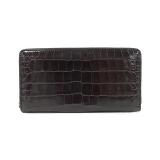 Gucci Portefeuille long Pre-owned en crocodile - Femme - Pre-owned - Brun - Taille: ONE Size