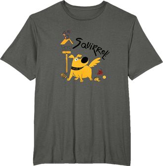 Pixar Disney and Pixars Dug Days Squirrel Bird Feeder T-Shirt