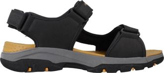 Skechers Homme, Chaussures, Noir, Taille: 44 EU Sandales plates &eacute;l&eacute;gantes pour femmes