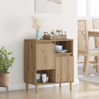 vidaXL Buffet ch&ecirc;ne artisanal 35 x 60 x 70 cm Bois ding&eacute;nierie vidaXL