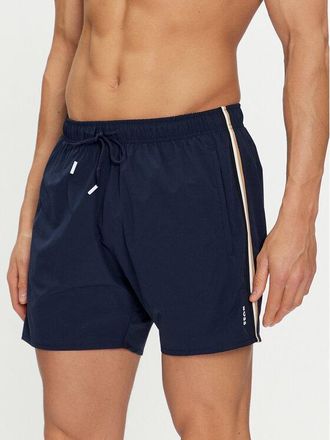 HUGO BOSS Badeshorts Iconic 50491594 Dunkelblau Regular Fit