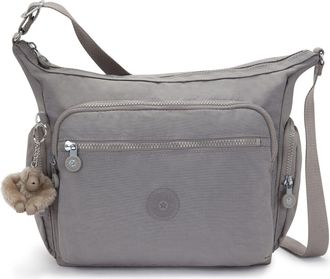 Kipling GABBIE Mittelgroße Umhängetasche, Inviting Grey (Grau)