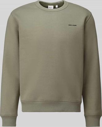 Pepe Jeans London Regular Fit Sweatshirt aus Baumwoll-Mix Modell Jefferson
