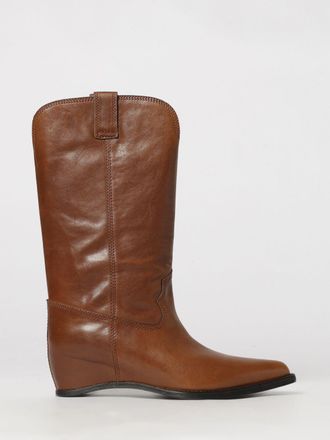 Paloma Barcel&oacute; Bottes western Gale en cuir lisse avec tige mi-mollet