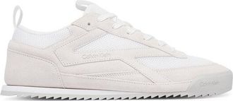 Calvin Klein Sneakers Low Pro Runner Mix Mat HM0HM02208 Wei&szlig;