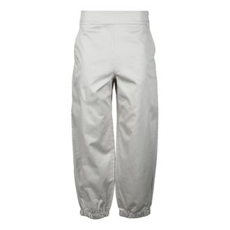 Max Mara Baumwoll Freizeithose - - Trousers - Damen - Beige - XS
