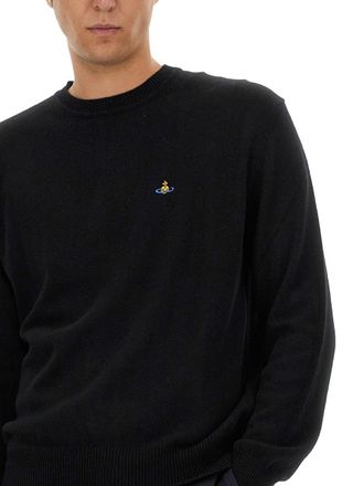 Vivienne Westwood Cotton-Cashmere Blend Sweater - Black