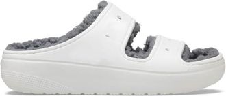 Crocs Chaussons Unisexes Classiques Cozzzy Plateforme Moelleux Sandales coulissantes, Blanc., 36/37 EU