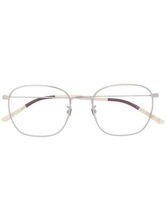 Gucci lunettes de vue à monture carrée - Métallisé