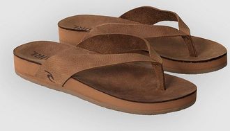 Rip Curl Freedom Leather Bloom Open Toe Sandalen tan