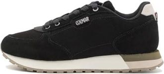 Colmar Travis Drill, Chaussures Mode Casual Homme, Black Kaki Green, 44 EU