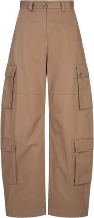 Msgm Msgm, Damen, Hosen, Braun, 3XSGröße