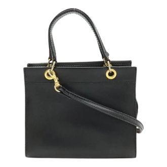 Celine Pre-owned Leder Handtasche 2Way Schwarz - - Pre-owned - Damen - Schwarzk - ONE SIZE